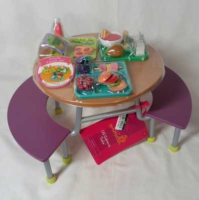 Our Generation Cafeteria Table School Set American Girl 18 in Doll NEW ...