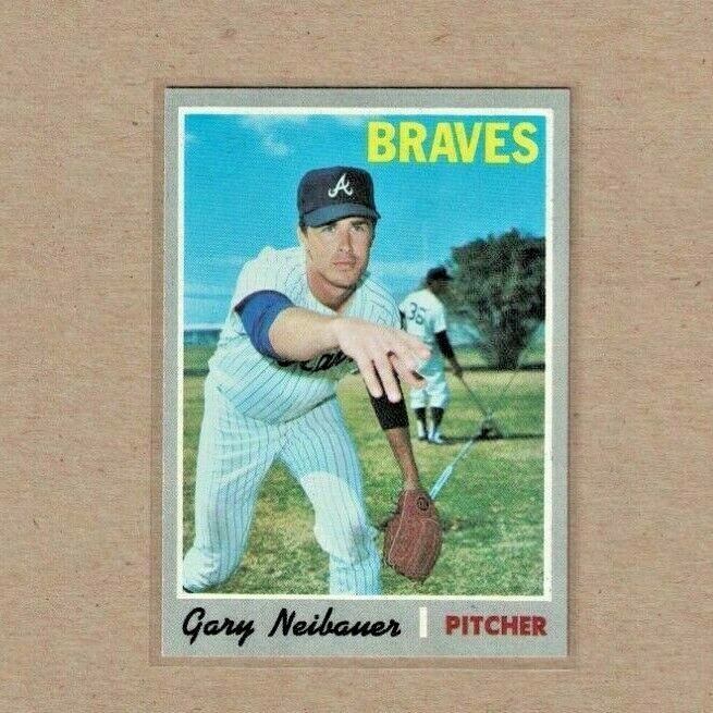 1970 Topps Baseball Card Atlanta Braves Gary Neibauer #384 | eBay
