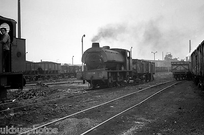 NCB Austerity 0-6-0st in yard Manvers Main colliery Rail Photo | eBay