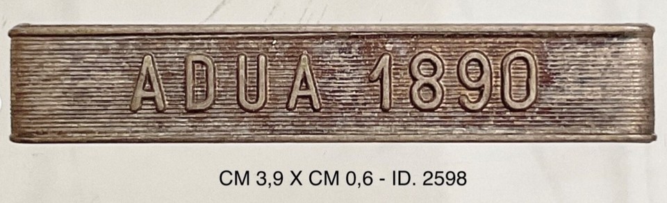 CAMPAGNE D’AFRICA "ADUA" BARRETTA ARGENTO PER MEDAGLIA RE UMBERTO I° | eBay