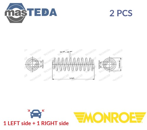 SP3925 COIL SPRING PAIR SET REAR MONROE 2PCS NEW OE REPLACEMENT | eBay.de