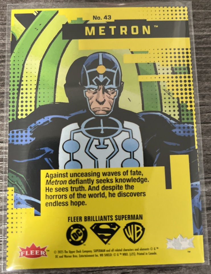 2025 Fleer Brilliants Superman - Metron #43 based | eBay