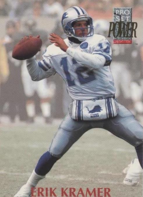 1992 Pro Set Power Erik Kramer #208 for sale | eBay