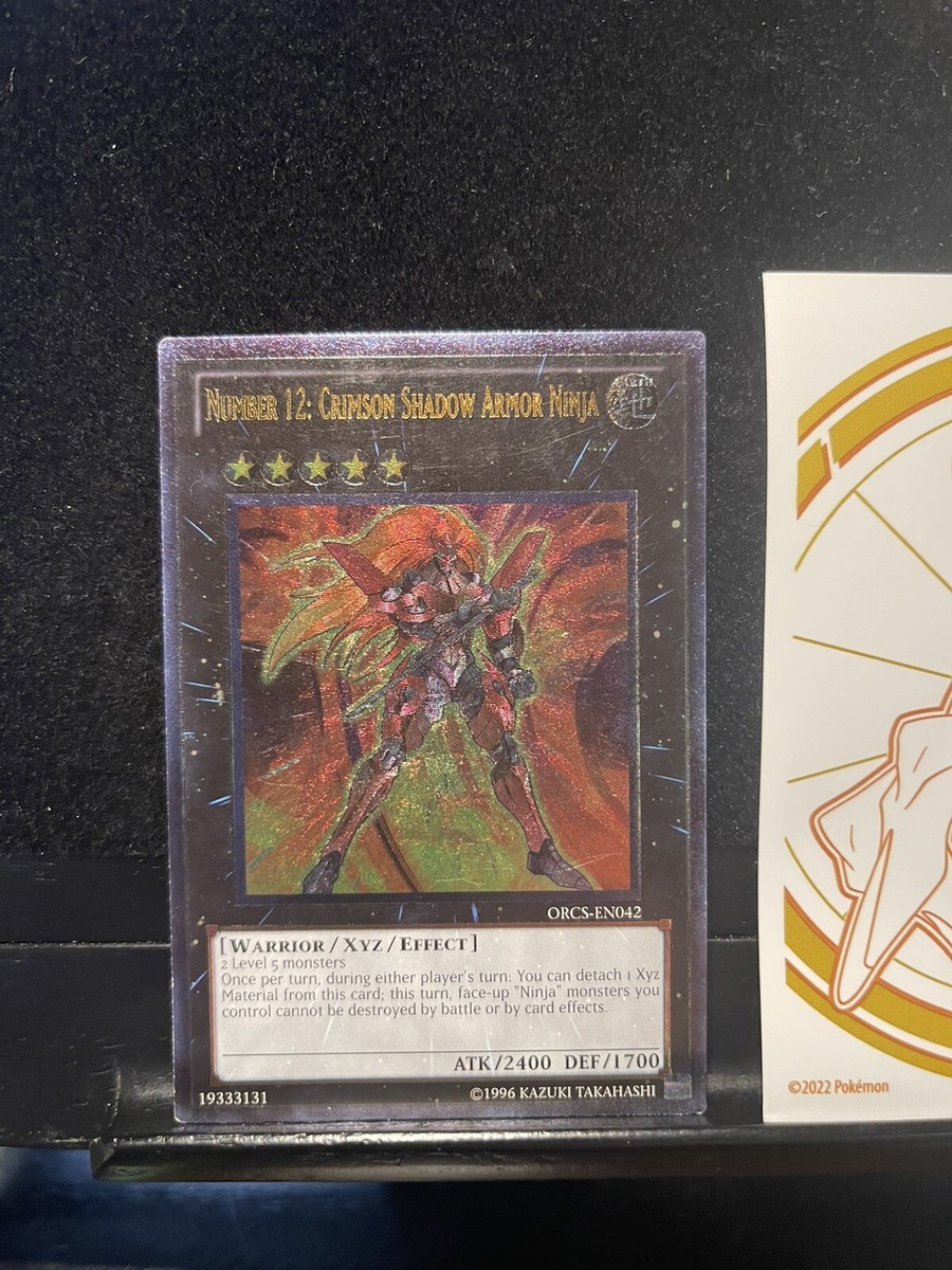Number 12 Crimson Shadow Armor Ninja YUGIOH NUMBER 12: Crimson Shadow