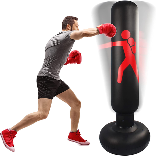 Punching Bag with Stand - Free Standing Punching Bag for Adults - 63 ...