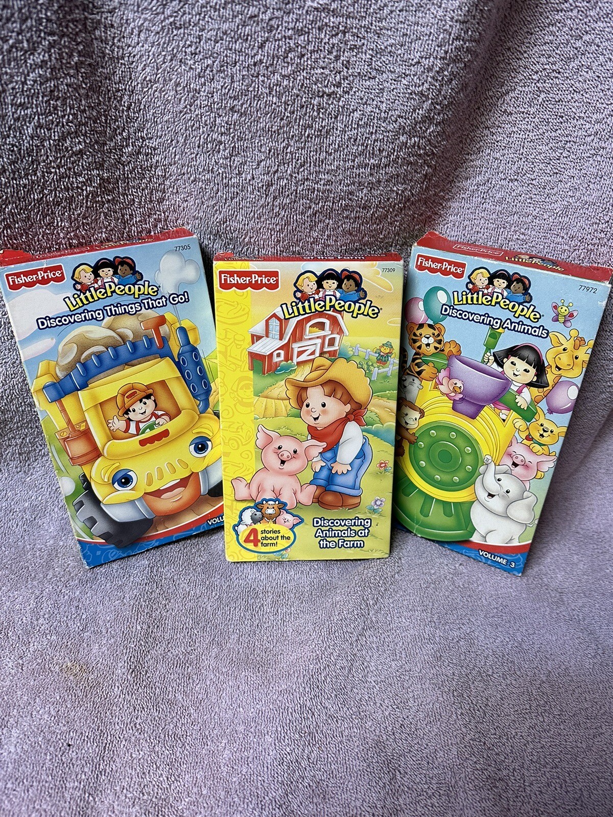 3X Lot: Little People VHS Fisher Price 2002 Discovering Animals, Farm ...