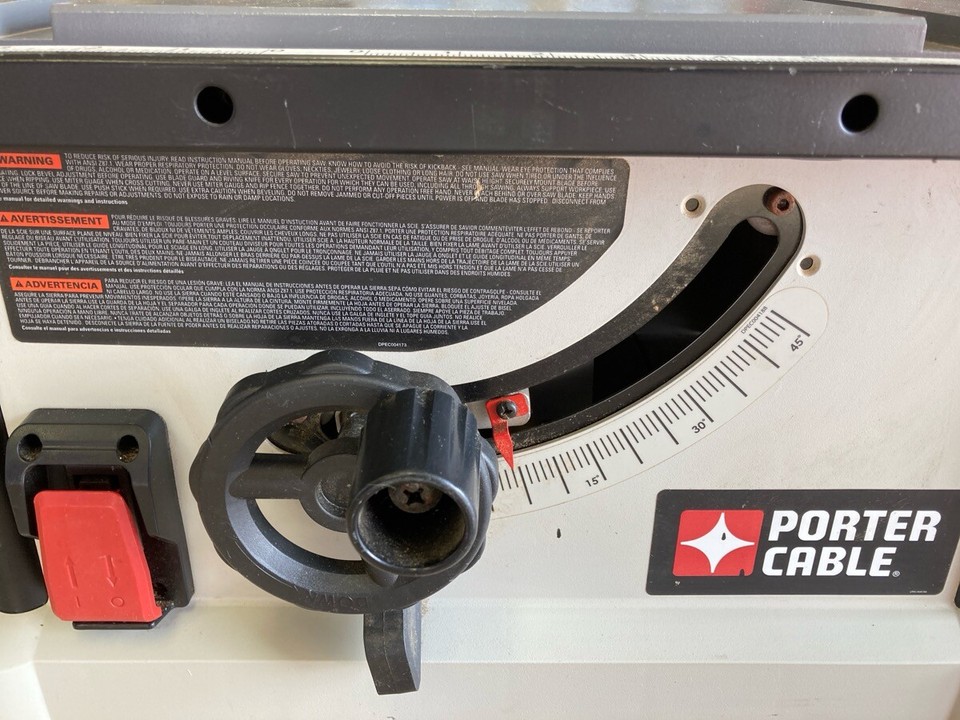 *LOCAL PICKUP ONLY* Porter Cable 10-in 15-Amp Portable Table Saw ...