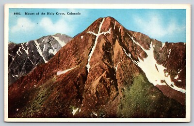 Vintage Mount Of The Holy Cross Colorado White Border Postcard D9 | eBay