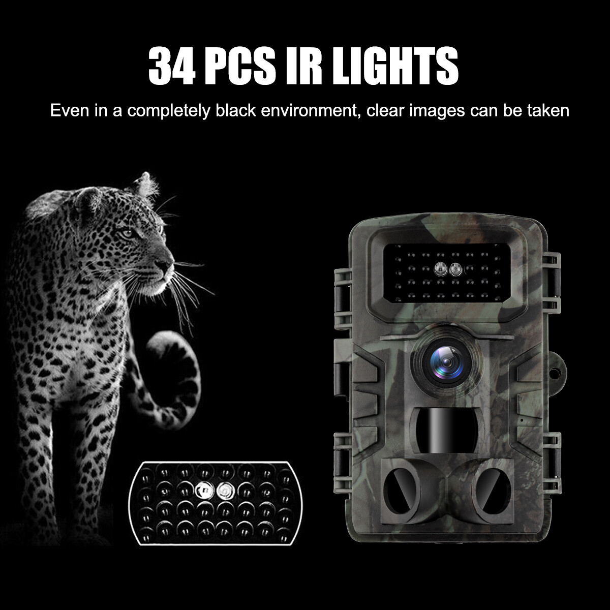 Wildlife Trail Camera 32MP 58MP 1080P Game Hunting IR Night Vision ...