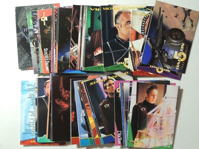 BABYLON 5 COMPLETE BASE SET OF 60 NON-SPORT TRADING CARDS 1996 SKYBOX ...