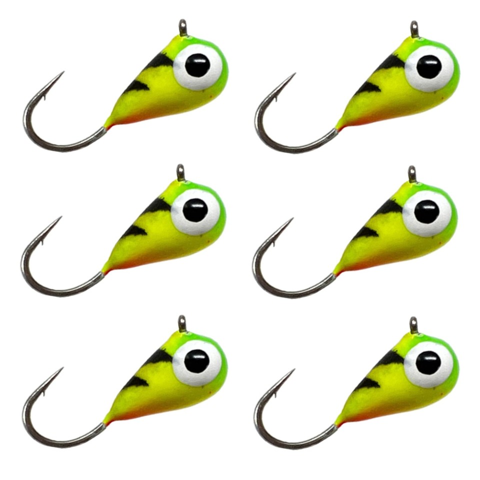 Reaction Tackle TUNGSTEN ICE FISHING Jigs- panfish/crappie/bluegill | eBay