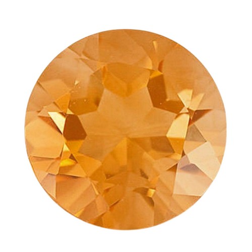 Citrine Round Cut Loose Gemstone 7mm Vivid Loose Gemstone 1.30 Cts | eBay