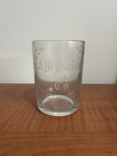 A. W. BAILEY & CO WINCHESTER VA. ADVERTISING GLASS | eBay