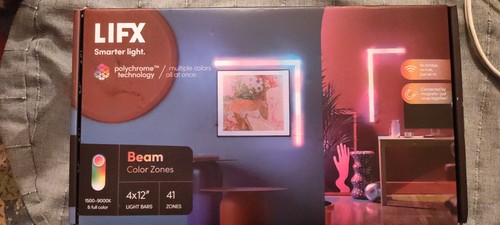 LIFX Smart Wi-Fi LED Beam Color Zone Full Color 4x 12" Light Bar Kit ...