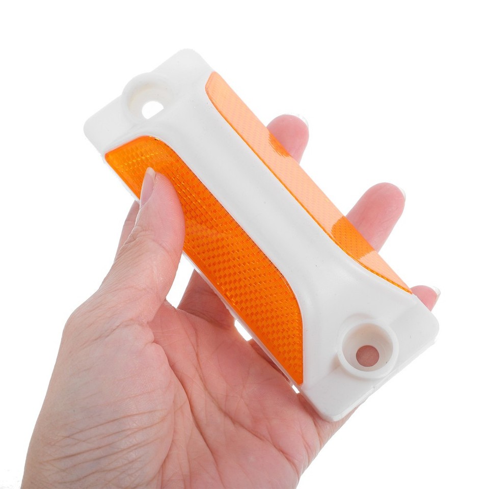 6 Pcs Acrylic Road Markers Reflective Rectangular Reflectors for ...