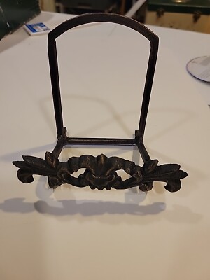 vintage wrought iron decorative plate stand | eBay
