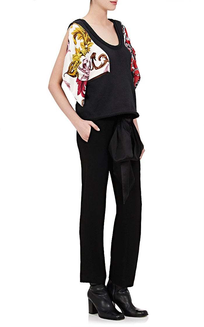 J.W.Anderson Crepe Sash-Tie Trousers, Wmn's Sz 8UK, MSRP $1215, Made in ...