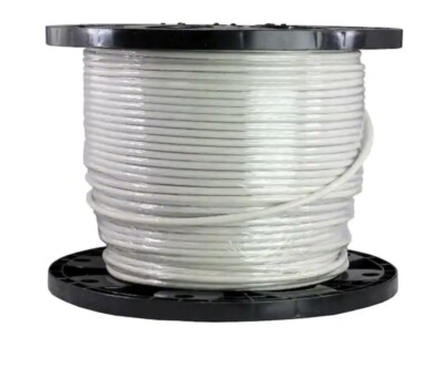 Southwire THHN 8 AWG Ground Wire White 50' | eBay