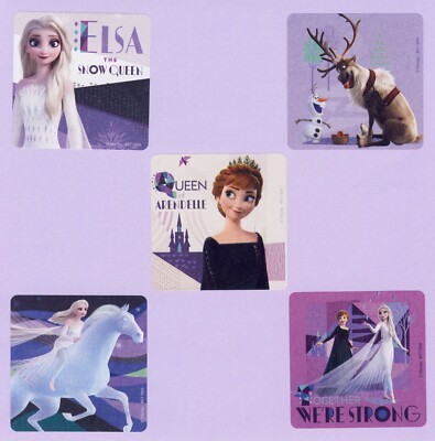 10 Frozen 2 Snow Queen - Large Stickers - Party Favors - Anna, Elsa ...