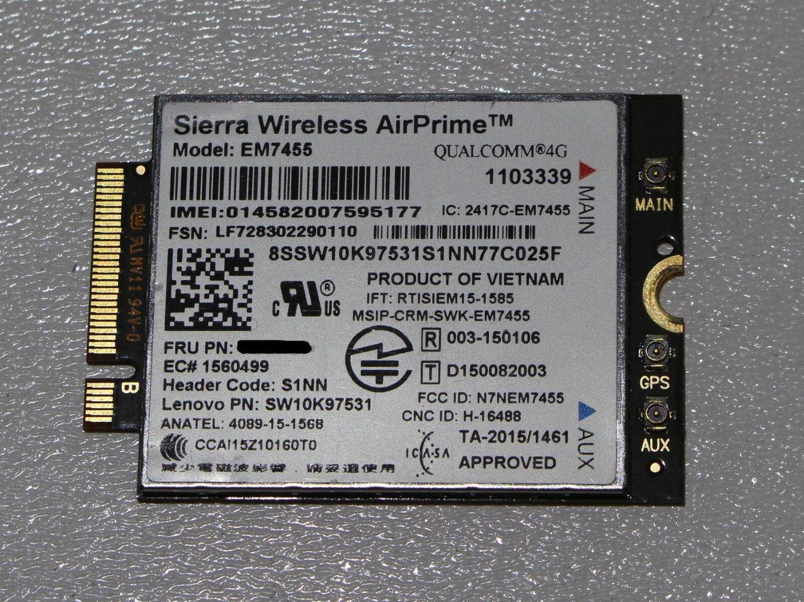 Sierra Wireless 4G LTE Modul EM7455 | eBay