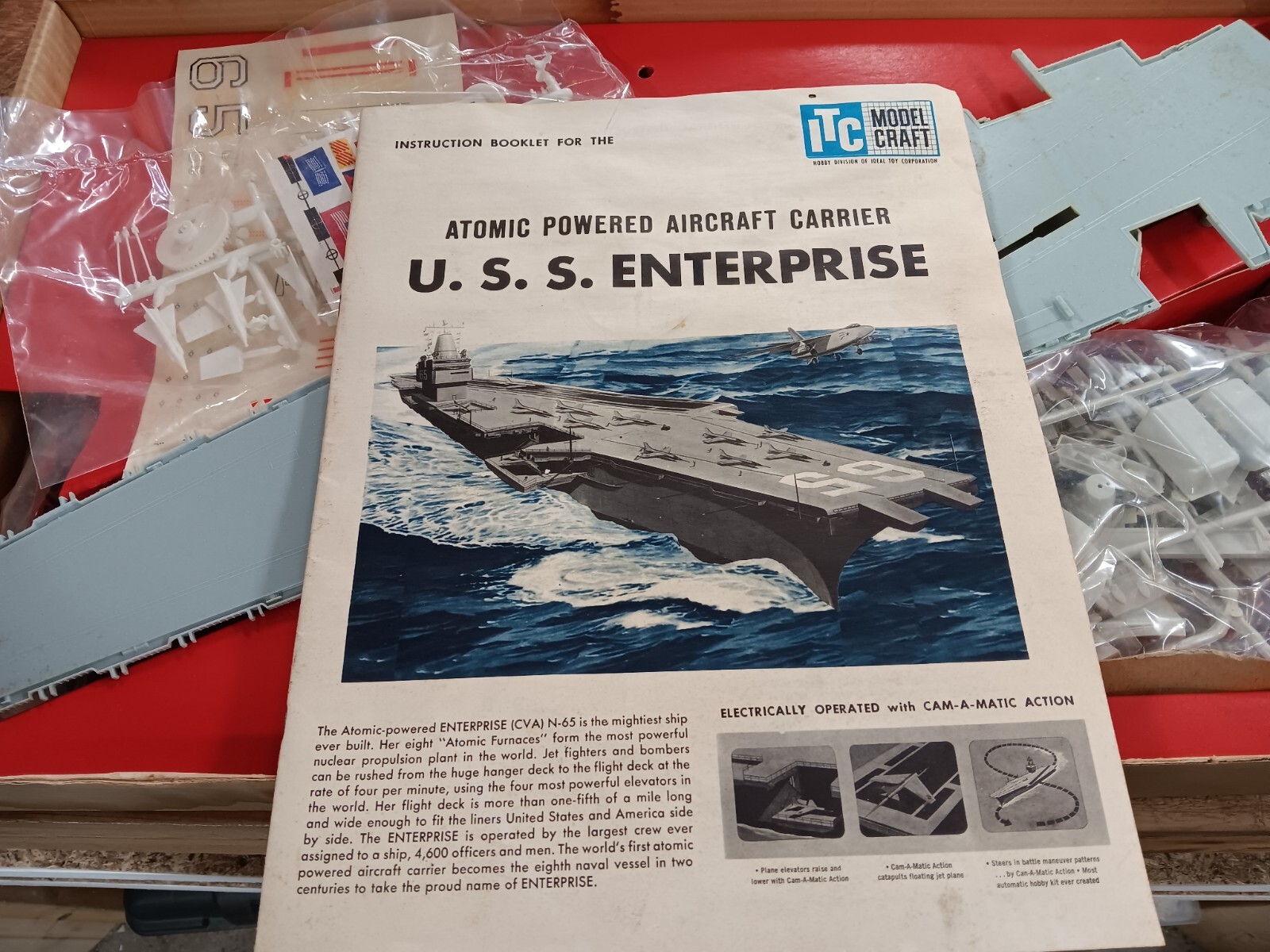 ITC Model Craft "Enterprise" Atomic Powered Aircraft Carrier | eBay