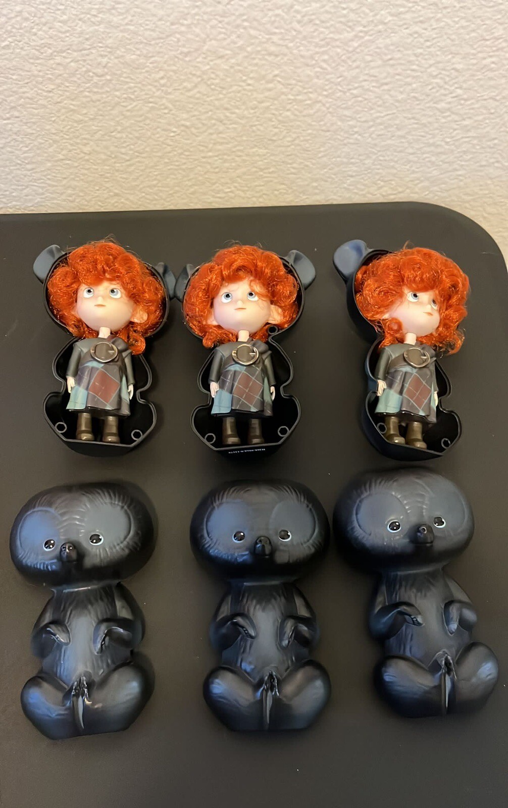 Disney Store Brave Merida's 3 Brothers Triplets Transforming Into Bears ...