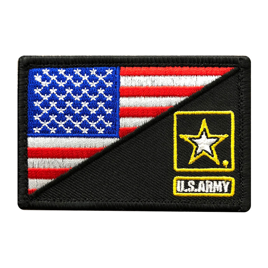 ARMY USA FLAG HOOK FASTENER PATCH (3.0 X 2.0 MTUA01) | eBay