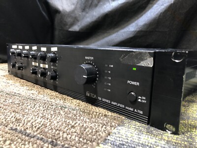 TOA 700 Series A-706 Integrated Mixer/Amplifier 6+2 Channel 60W- W ...
