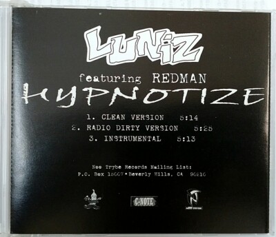 (CD) Luniz Featuring Redman – Hypnotize , DPRO-12792, Promo, Near Mint ...