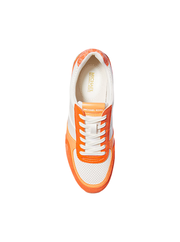 Michael Kors Andi Color-Block Trainer Sneakers Poppy Size 7 MSRP: $225. ...