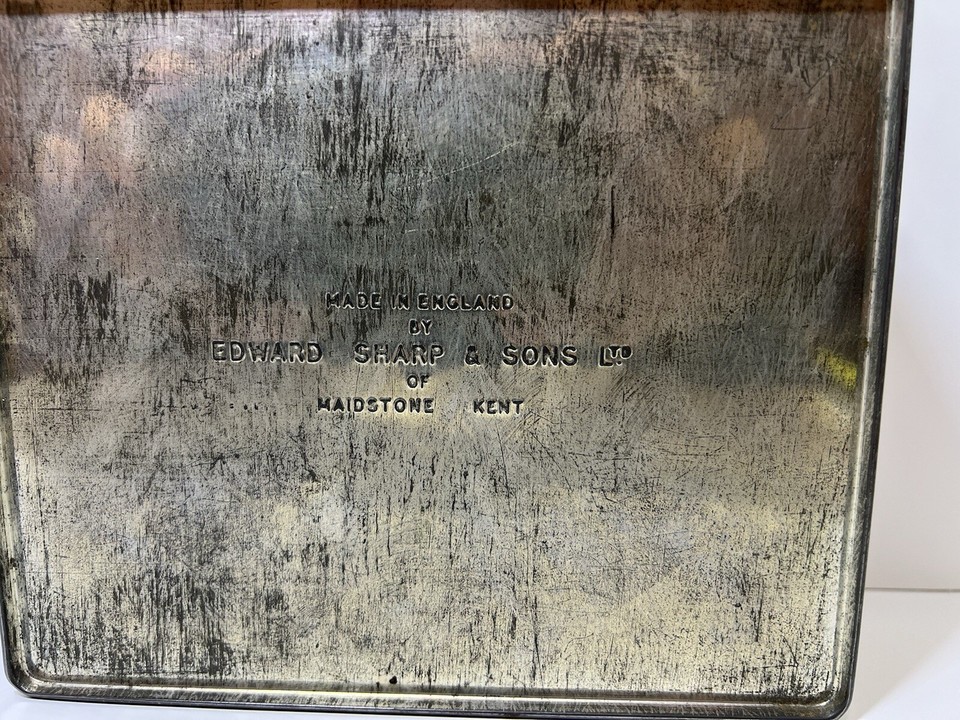 Vintage Edward Sharp & Sons Candy Tin, Garden Gate Scene, Maidstone ...