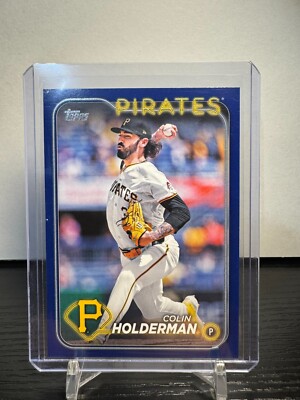 2024 Topps Colin Holderman "Blue Border" (Pittsburgh Pirates) #US172 | eBay