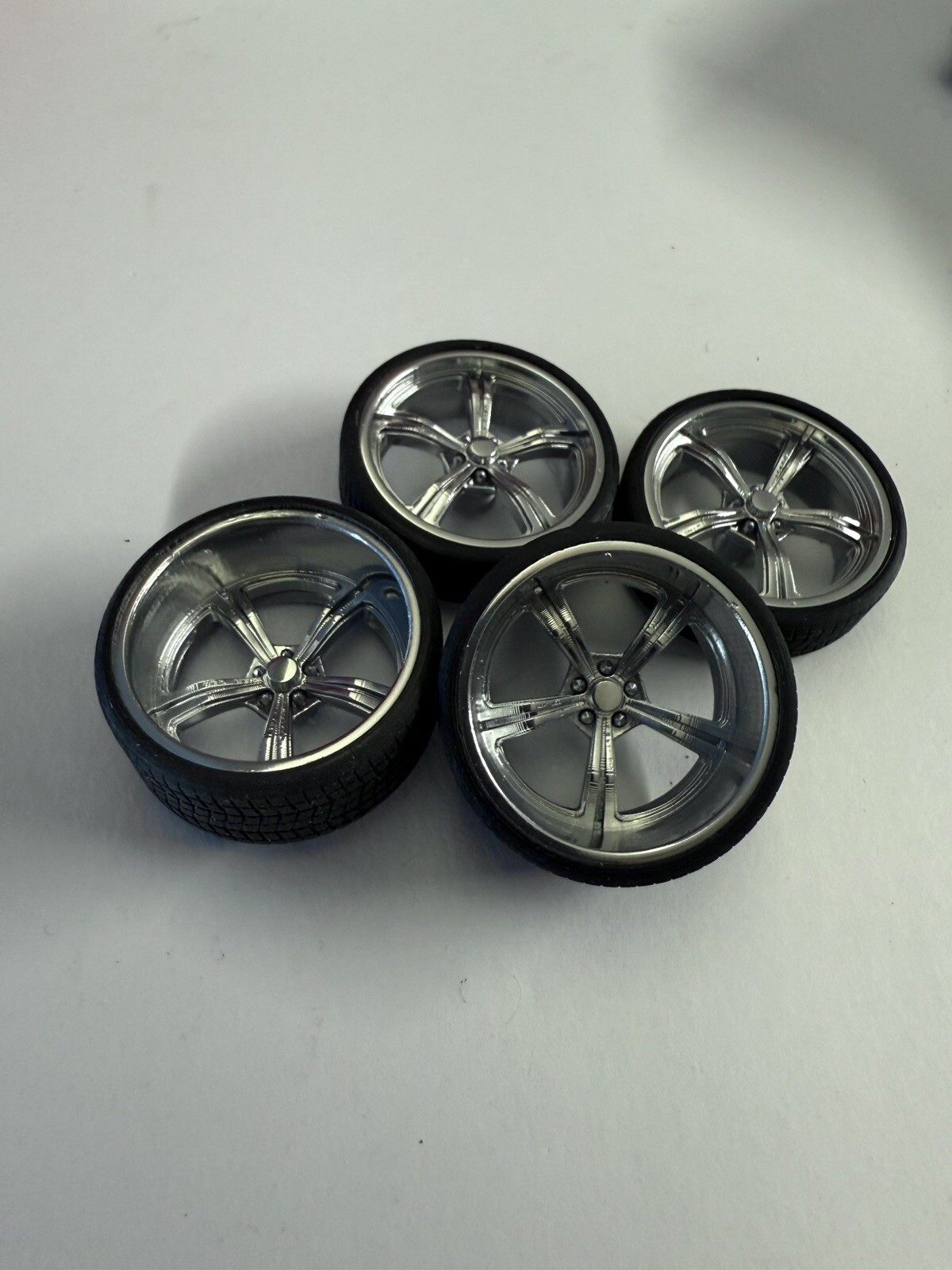 1:24 30” Ace Deep Dish Wheels On Low Pro tires. 3D Printed | eBay