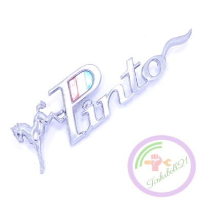 70 71 72 73 74 FORD PINTO FENDER EMBLEM NAMEPLATE BADGE OEM LOGO NEW ...