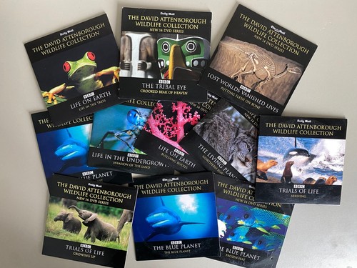 11 DVDs collection from the BBC David Attenborough wildlife Documentary ...
