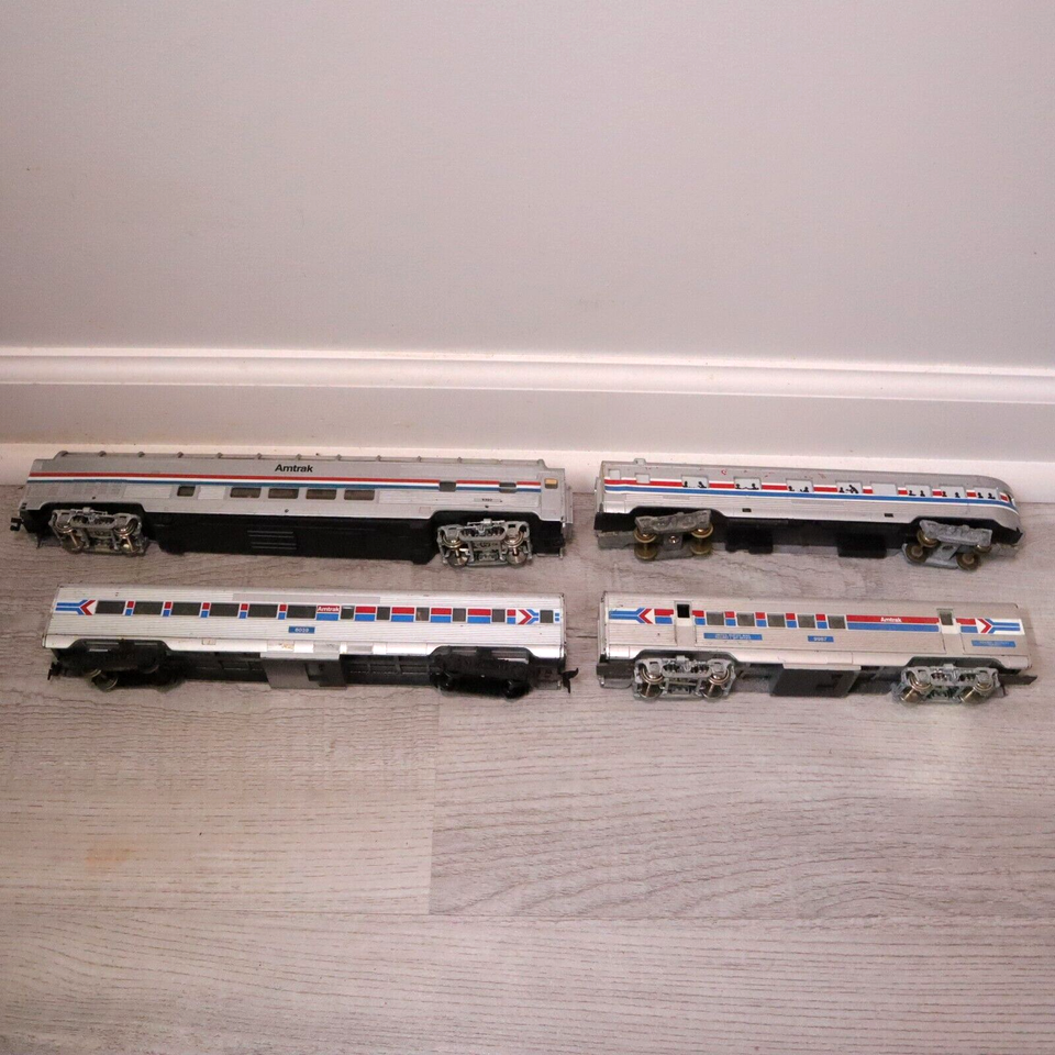 Lot of 4 HO Scale Amtrak Train Cars | eBay