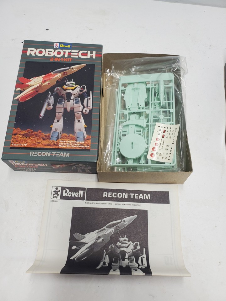 3x ROBOTECH Revell 1/170 scale Model Kit Lot Ground Attackers Recon ...