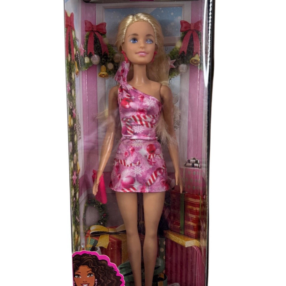 Holiday Barbie 2020 Candy Cane Dress New in Box | eBay