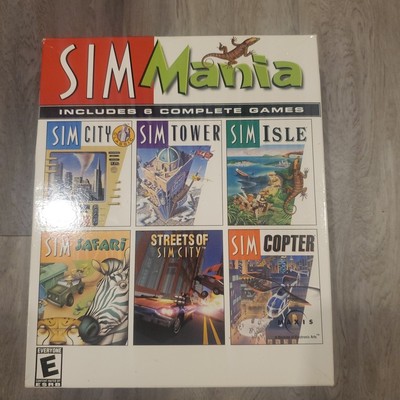 Sim Mania Pack Big Box PC 2000 Six Sim Games Box Set | eBay