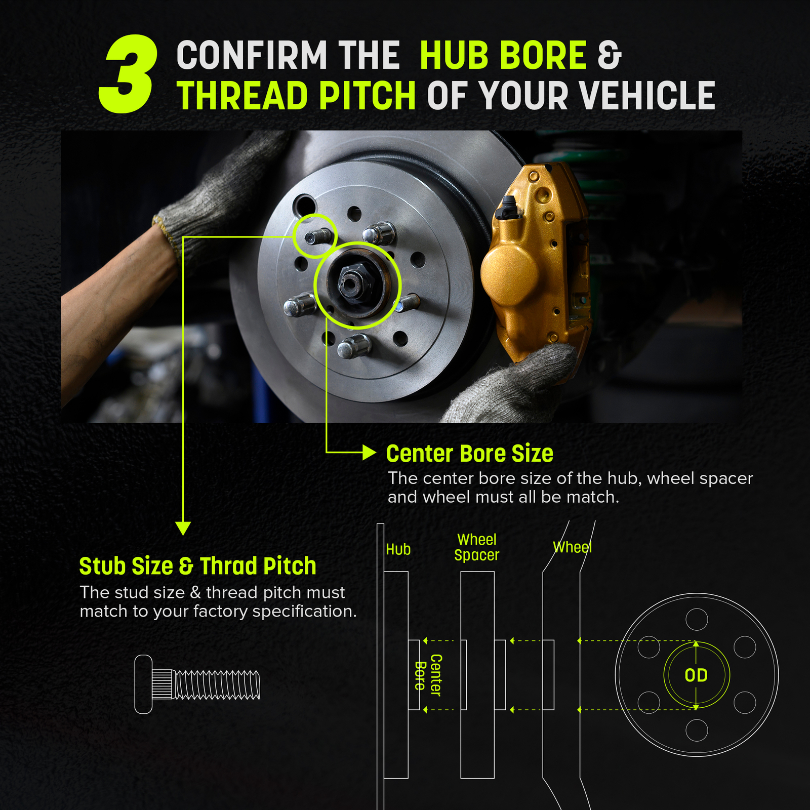 2pc 6mm (1/4") Wheel Spacers 5X115 For Dodge Challenger Charger Magnum ...