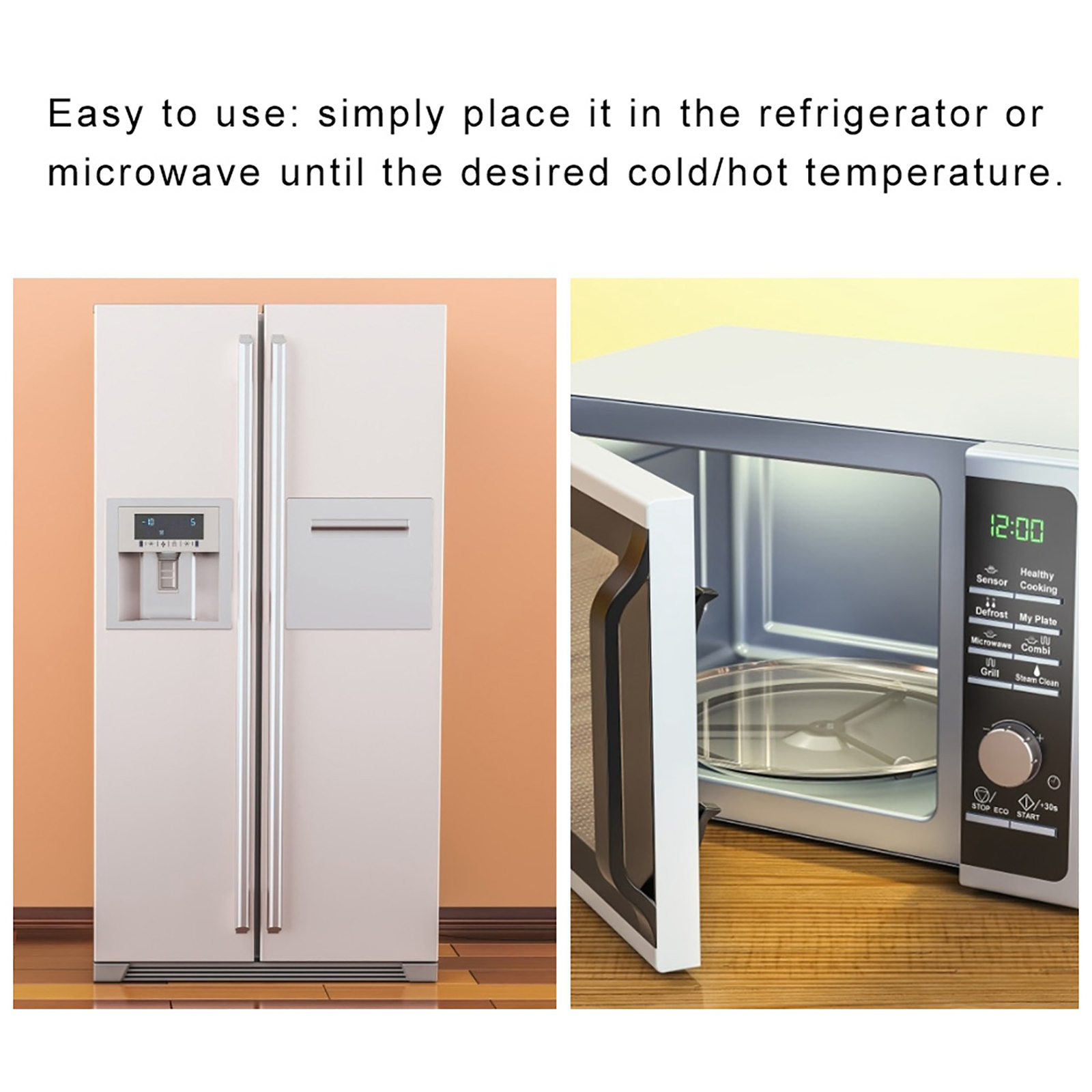 Reusable Hot Cold Therapy Gel Pad First Aid Body Care Ice Pack Cooler ...