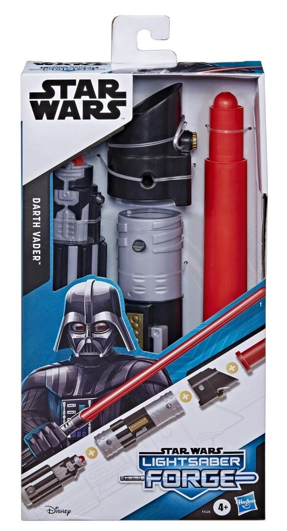 Star Wars Lightsaber Forge Darth Vader Extendable Red Lightsaber ...