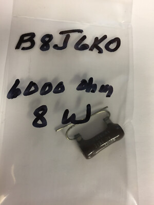 B8J6K0 OHMITE 6000 OHM 8 WATT RESISTOR | eBay