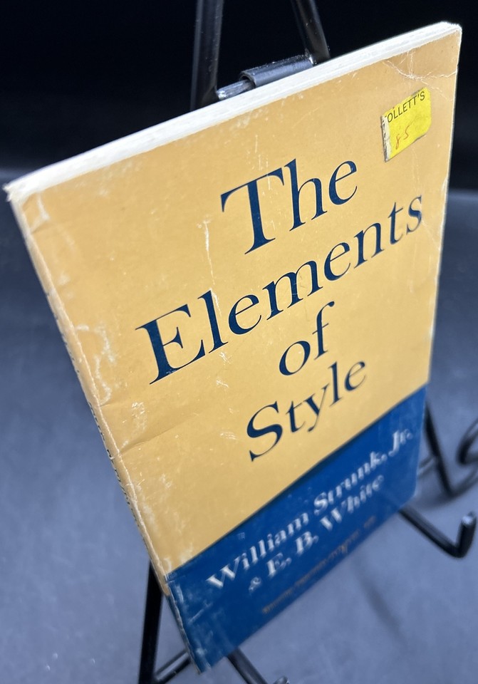 The Elements Of Style (1962) William Strunk & E.B. White | eBay