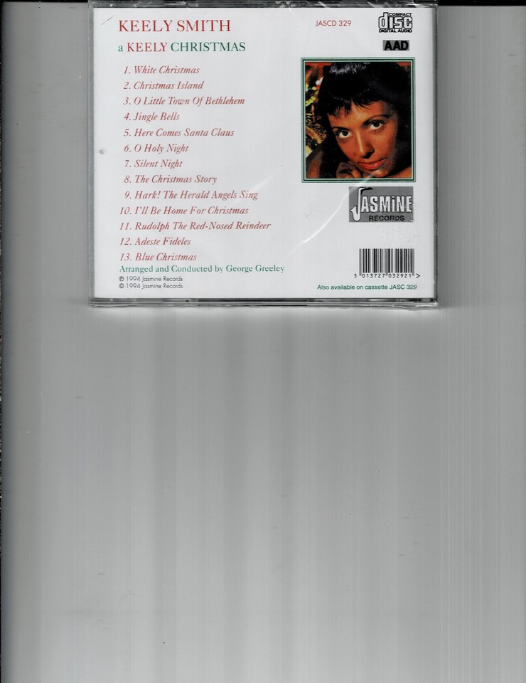 KEELY SMITH - A KEELY SMITH CHRISTMAS (CD 1994) SEALED **13 TRACKS ...