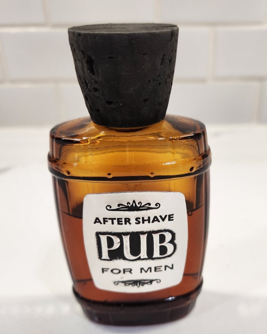 Vintage Pub Aftershave 2oz Bottle 1/2 Full | eBay