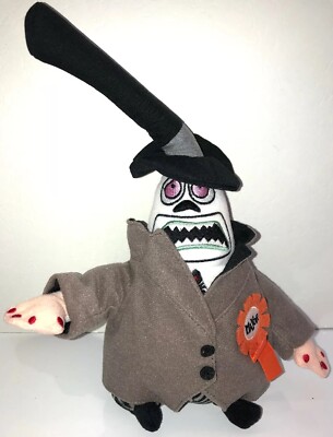Nightmare Before Christmas Mayor Plush Stuffed Disney Double Faced 60 ...
