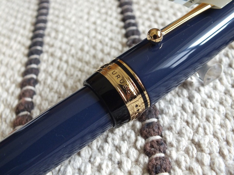 Pilot Custom Ebonite Urushi Deep Blue No.30 18K Fountain Pen DHL DDP | eBay