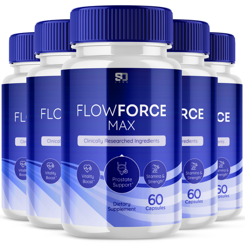 (5 Pack) FlowForce Max, Flow Force Max Male Vitality Supplement (300 ...