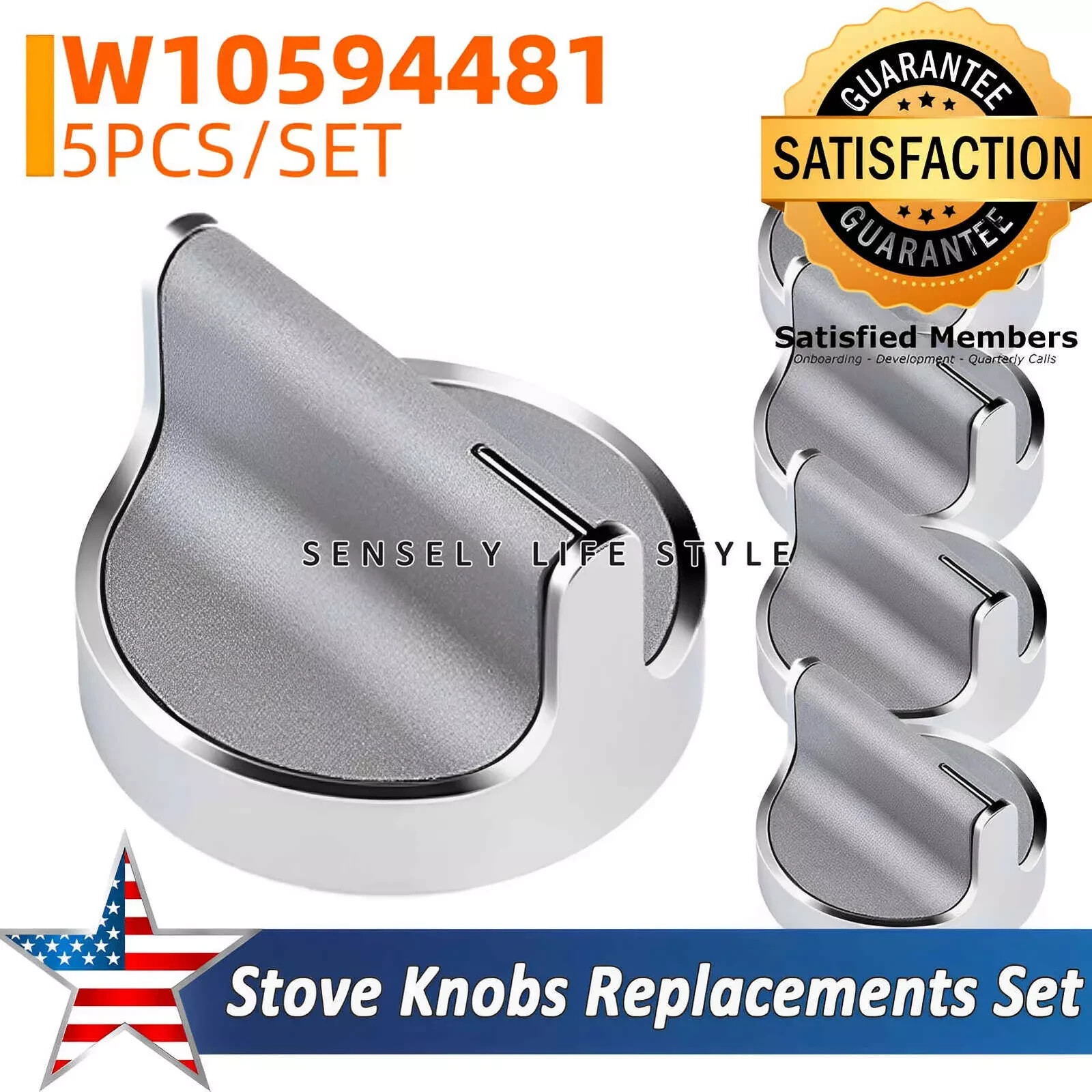 Compatible Whir-pool Gas Stove Knobs Replacements Cooktop Knob Replace ...